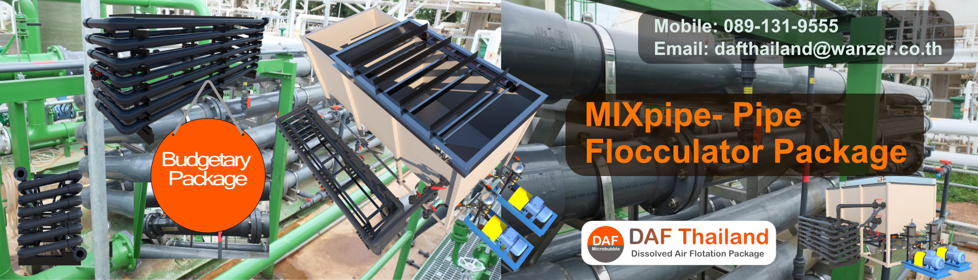 Pipe Flocculator - DAF Thailand